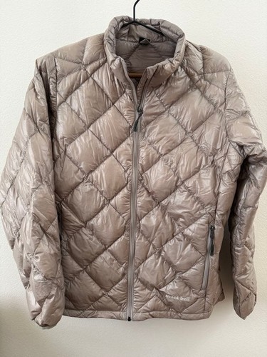 Mont-bell Down Jacket, Size L, Honey Beige, Women's, Excellent ...