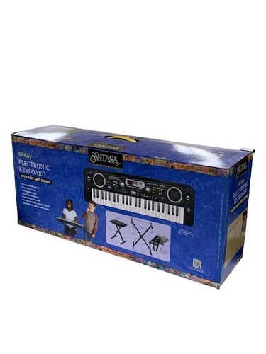 Santana KEY49-ST 49 Key Electronic Keyboard with Stand and Seat | eBay