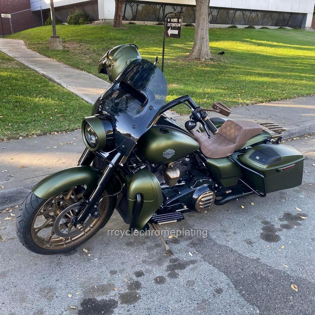 Harley Bronze 21" Front 18 Rear Prodigy Wheels 09-24 Ultra Glide Road ...