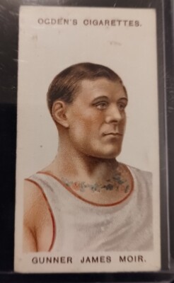 1908 Ogden's Pugilists & Wrestlers # 8 Gunner James Moir Antique ...