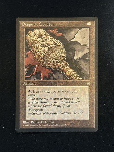 Despotic Scepter - Ice Age - Artifact - Rare - 291 MTG Magic the ...