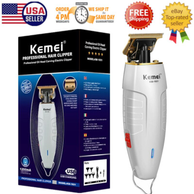 Kemei Professional Hair Clippers Cordless Trimmer Beard Cutting Machine ...