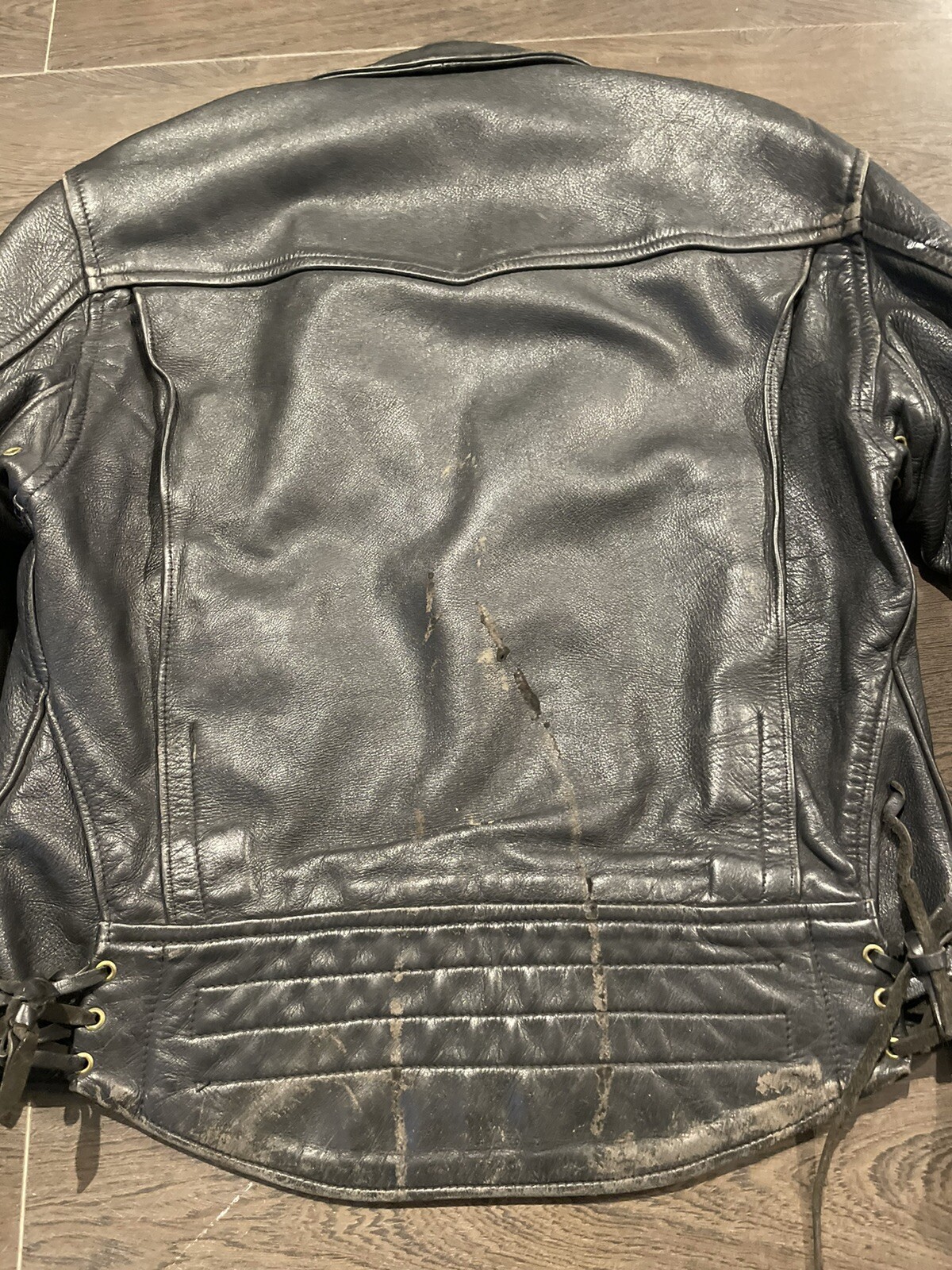 Vintage Langlitz Leather Motorcycle Jacket Mens Steer… - Gem