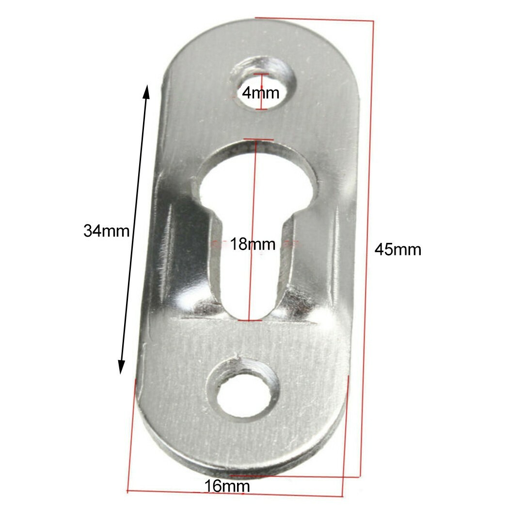 20x 45mm X 16mm Sliver Hooks Hanging Keyhole Hanger Hardware Tools ...