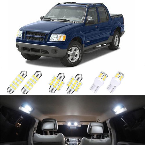 2002-2004 Ford Explorer Sport Trac 12Pc Car Interior LED White Light ...