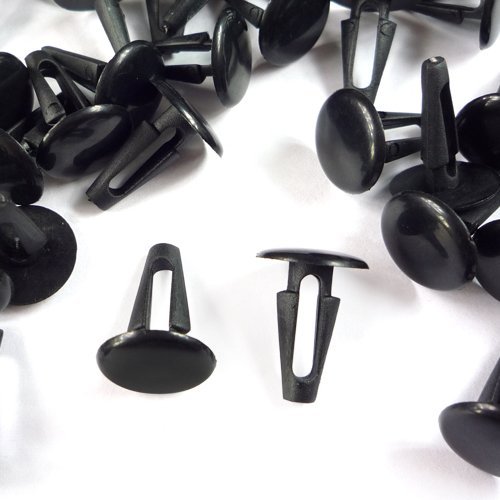 100 Retaining Clip Plastic Retainer Revit Trim Fastener Fit 5mm Hole ...