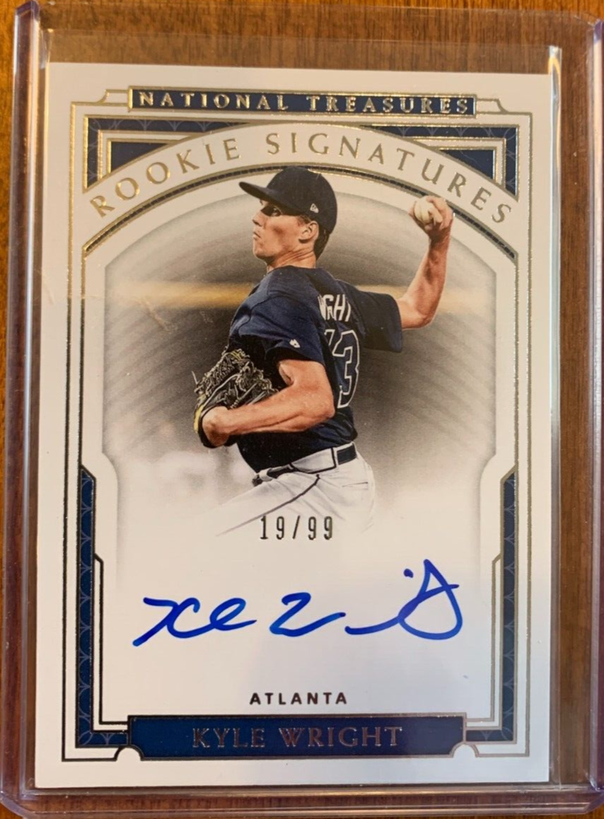 KYLE WRIGHT 19/99 Rookie Signatures 2019 Panini National Treasures ...