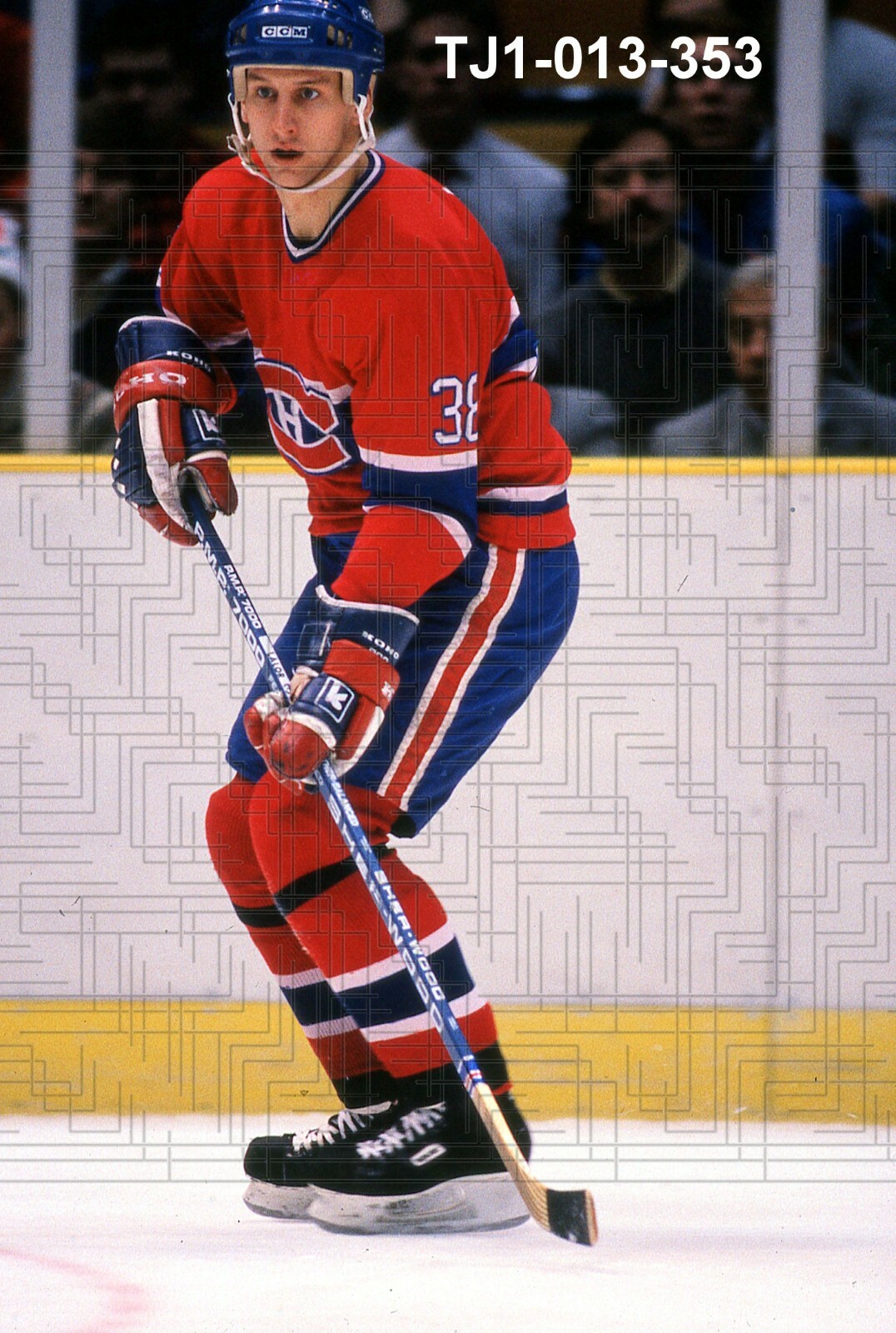 Mike Lalor 1986 - Montreal Canadiens - 35mm color slide - TJ1-013-353 ...