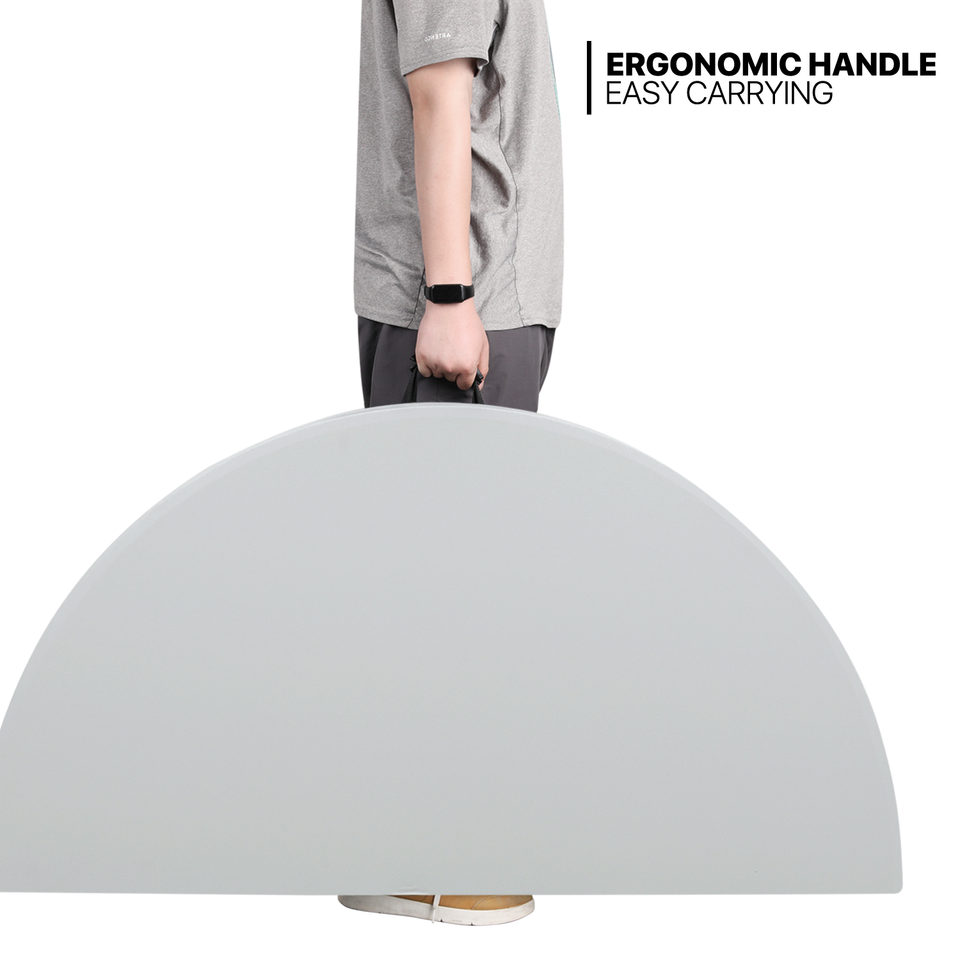 5 Pack[FOLDABLE ROUND DINING TABLE]Outdoor Barbeque Portable Camping ...