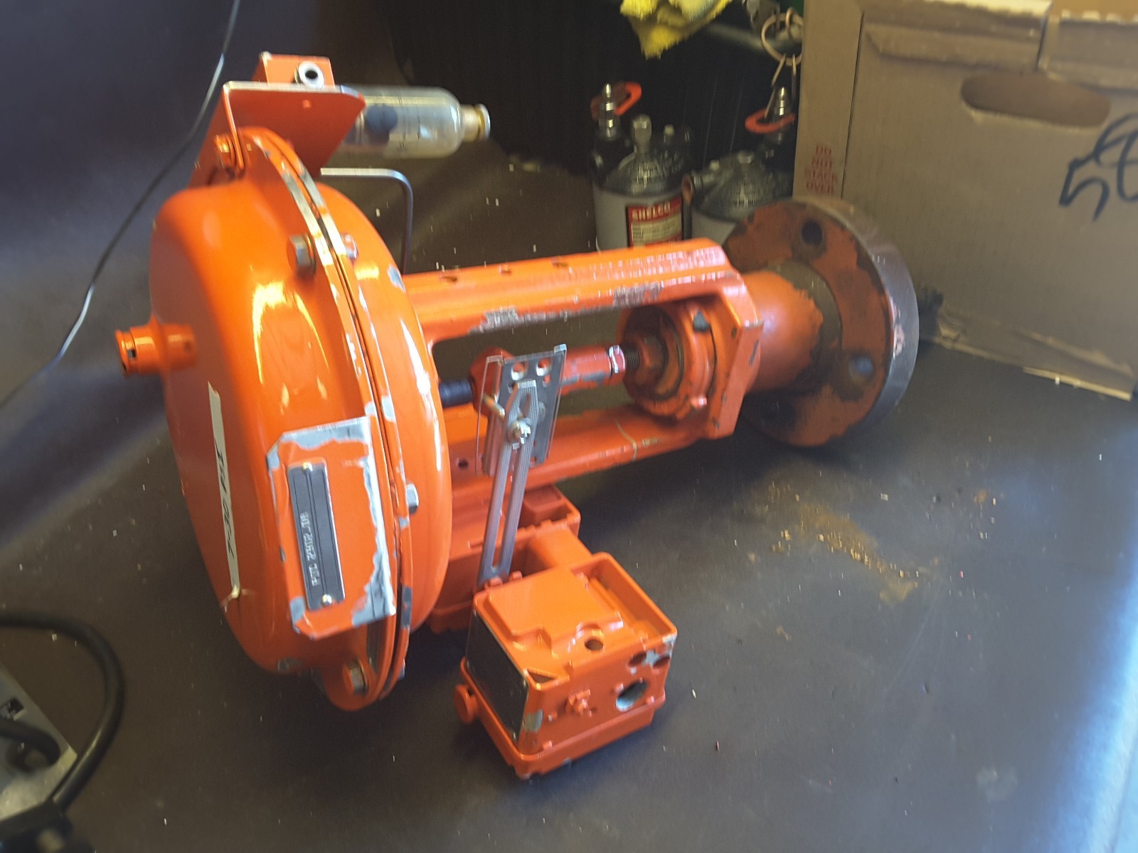 Samson GLOBE VALVE 3271 01 350 3763 EXIA Electropneumatic Positioner ...