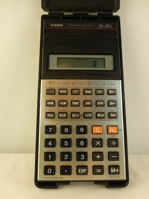 Vintage Retro Casio Fx-82b Scientific Calculator for Home Office or ...