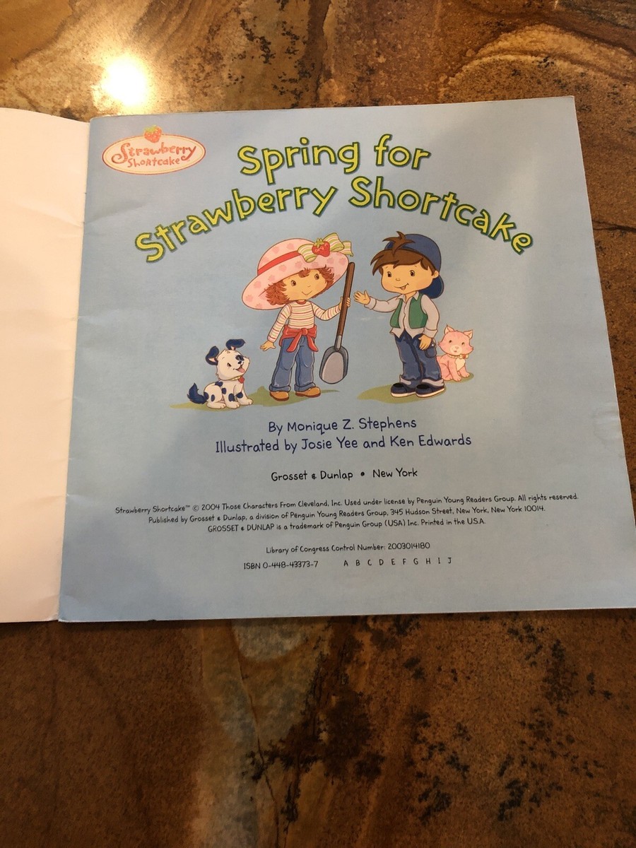 Strawberry Shortcake Illustrations Spring Strawberry Shortcake Books