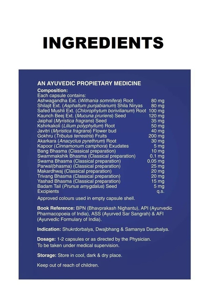 New 20 Male Enhancement Power Stamina 100% Herbal Formula Strong ...