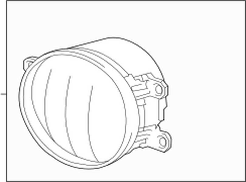 81220-08020 Toyota Lamp assy, fog, lh 8122008020, New Genuine OEM Part ...