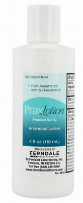 Prax Lotion Fast Relief of Discomfort & Itch in Peri-anal Area, 4 Oz ...