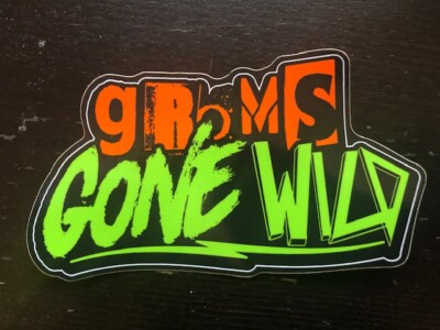 SHREDDY GROMS GONE WILD STICKER FOR HONDA 5" X 3.75" OFF-ROAD RACING ...