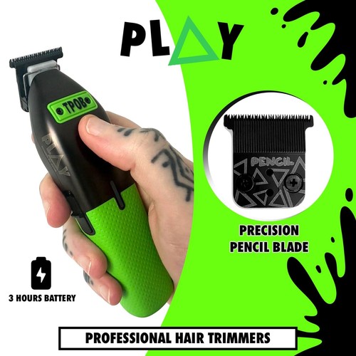 TPOB Play Barber Hair Clippers Trimmer for Men 7000 RPM with Pencil ...
