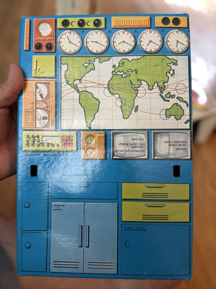 1973 Six Million Dollar Man Miss Control center Kenner bionic transport ...