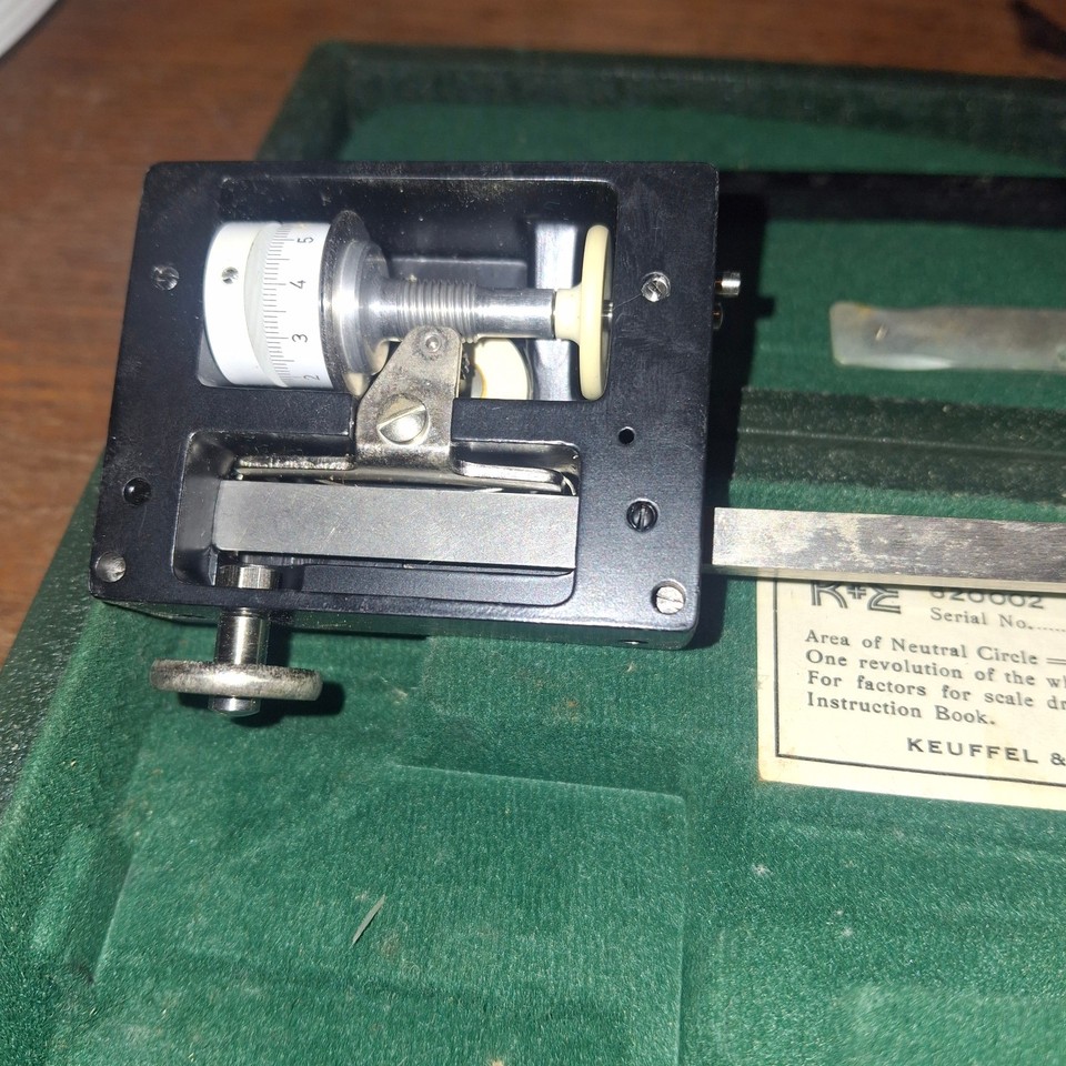 KEUFFEL & ESSER Compensating Polar Planimeter 62002 vintage drafting ...