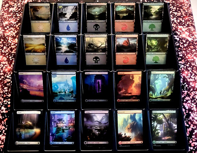 GirlGames - MTG PACK FRESH FOIL FDN COLLECTOR SET - NEW BASIC LAND ...