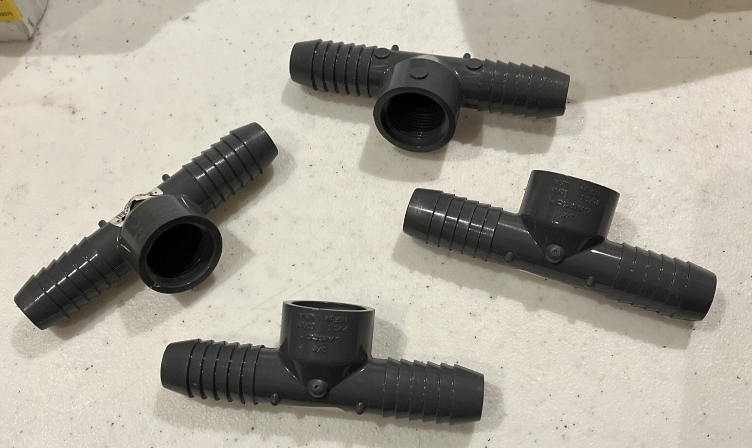 [4 Pack]LASCO 3/4-inch PVC Combination Tee Inserts | eBay