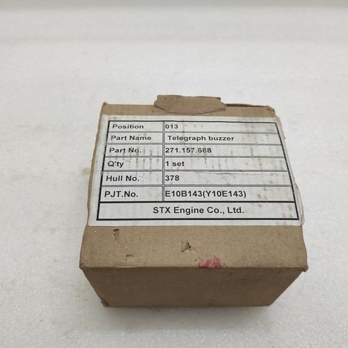 STX ENGINE 257.157.688 TELEGRAPH BUZZER VDS 0832-CPD-0128 | eBay