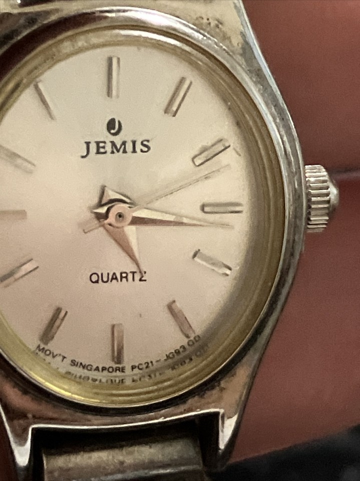 VTG Sterling Navajo Genuine Turquoise Onyx Pearl Butterfly JEMIS Watch ...