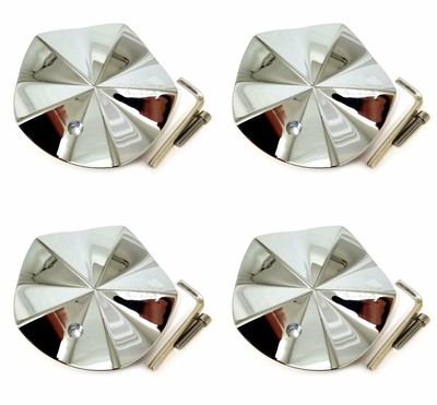 4x American Racing Chrome Wheel Center Hub Caps 6"OD Bolt-On | eBay