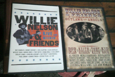 WILLIE NELSON AND FRIENDS - Live and Kickin' & Outlaws and Angels (DVDs ...