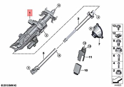 Genuine BMW Alpina X5 B7 Steering Wheel Column Adjustment Electral ...
