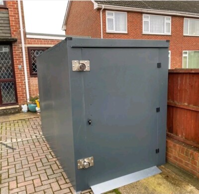 Motorbike Secure Storage Shed Garage - UK DELIVERY & INSTALLATION-DONT ...
