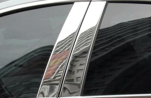 Chrome Steel Exterior Window Bc-Pillar Decoration 6PC For Cadillac XTS ...