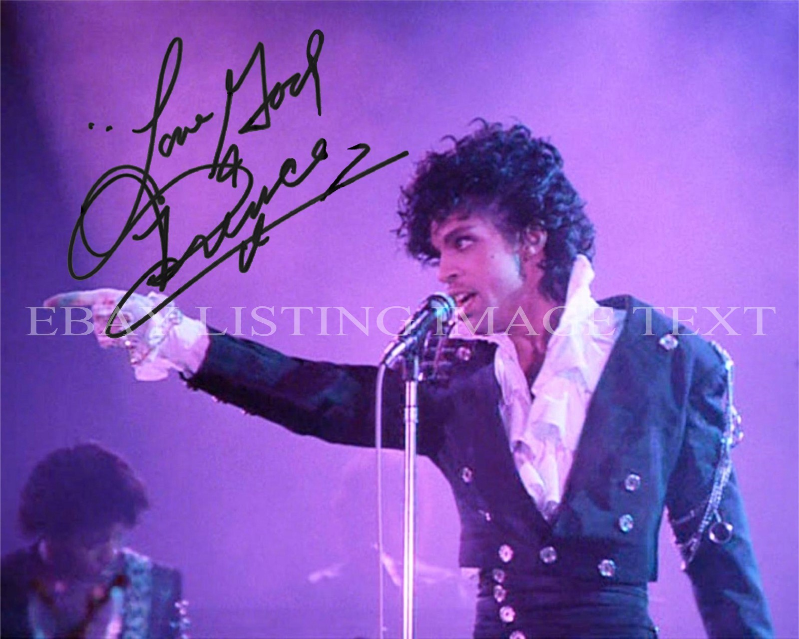 PRINCE SIGNED AUTOGRAPH 8X10 RPT PHOTO PURPLE RAIN THE REVOLUTION | eBay