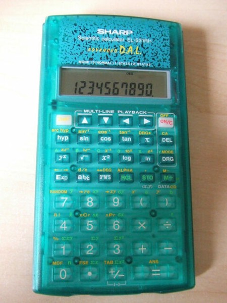 Vintage Scientific Calculator Sharp El-531rh Advanced DAL in Hard Case ...