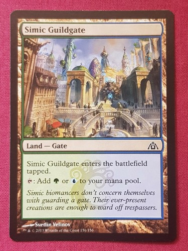 Magic The Gathering DRAGON'S MAZE SIMIC GUILDGATE land card MTG | eBay UK