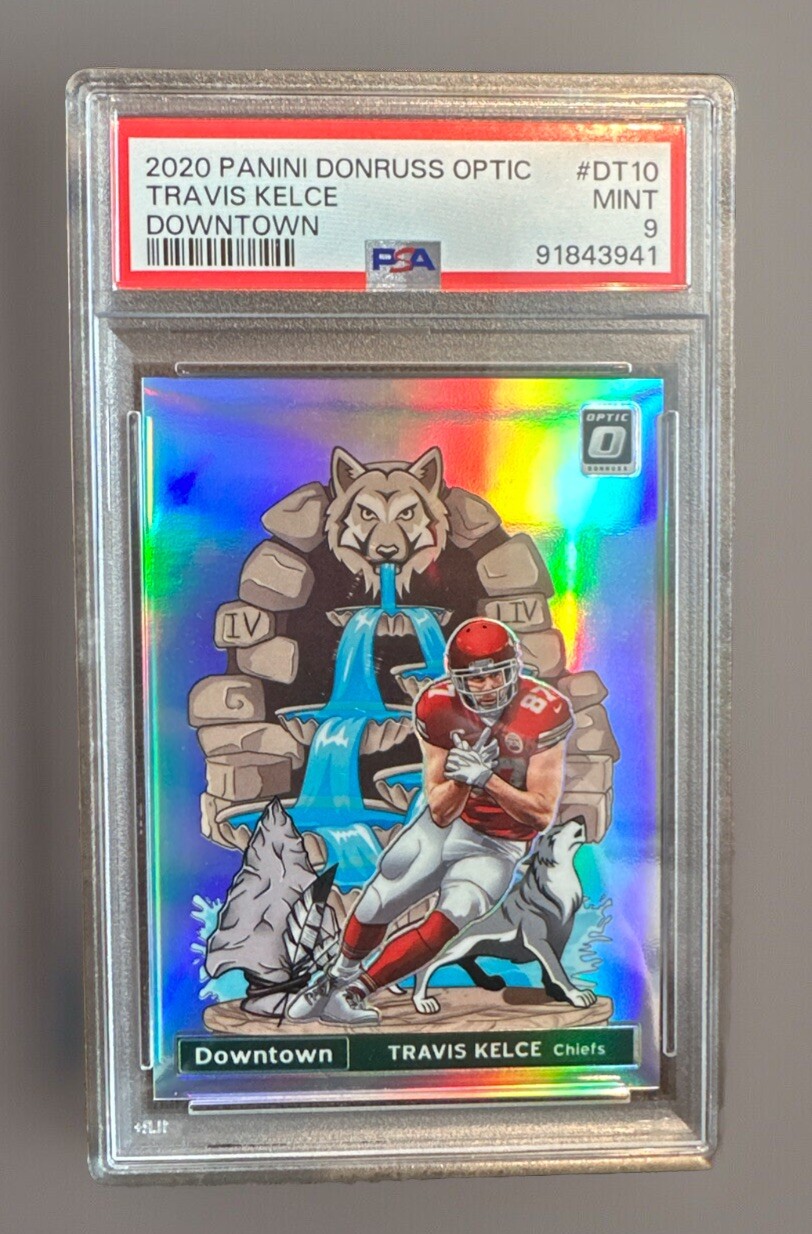 2020 Panini Donruss Optic - Downtown #DT-10 Travis Kelce🔥 Iconic Card ...