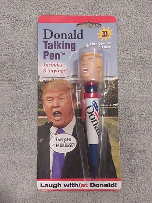 Talking Donald Trump Pen Collectible Edition 8 Sayings In His Real ...