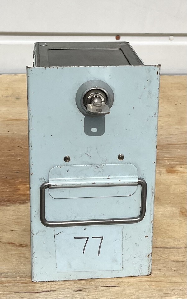 Vintage Main Fare Coin Collection Box Model M4 With Original Key #8487 ...