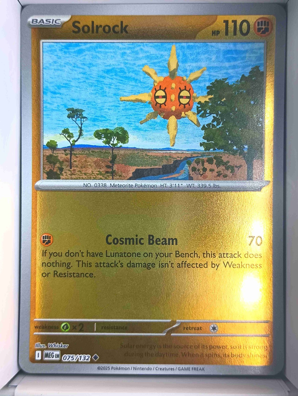 Solrock 2025 Mega Evolution #075/132 Reverse Holo Price Guide - Sports ...