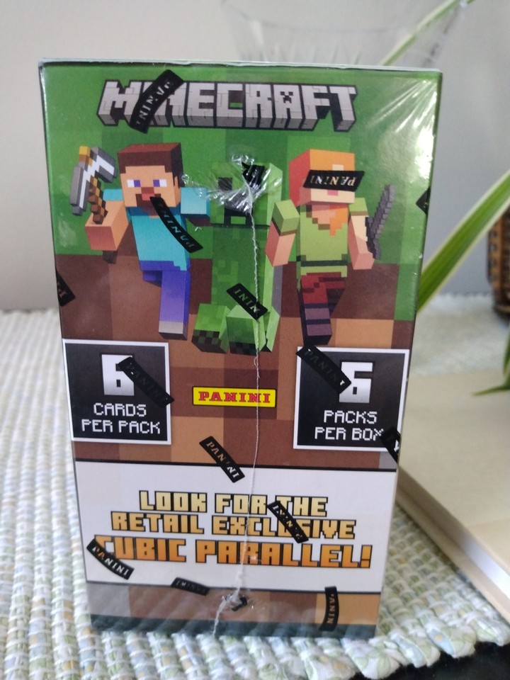 Two PANINI Minecraft Blaster Box: NEW/Factory Sealed - 72 Cards ! | eBay