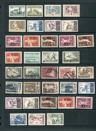 FINLAND Early MNH Used Lot Welfare etc 59 Stamps | eBay
