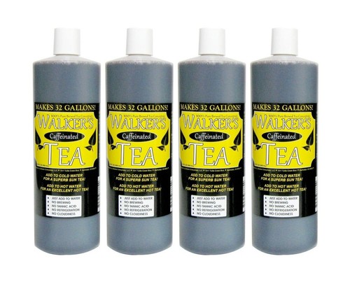 Liquid Tea Concentrate with Caffeine 4-Pack - Makes 128 Gallons! | eBay