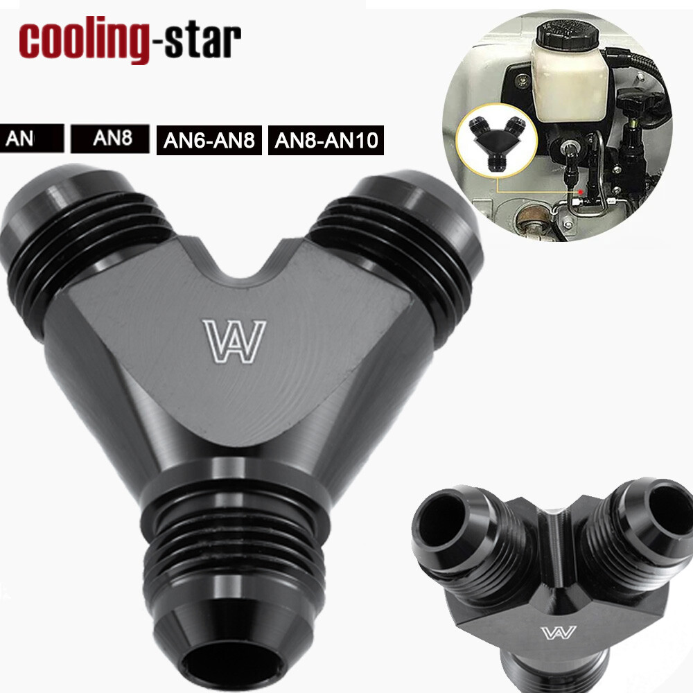 4AN 8AN 10AN 16AN TO 4/6/8/12AN Y BLOCK ADAPTER FITTINGS JUNCTION ...