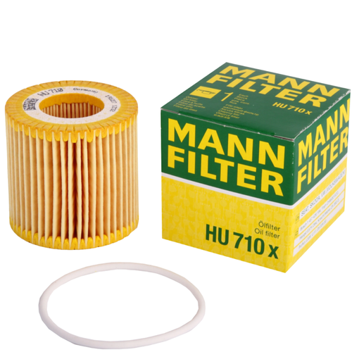 Mann Ölfilter HU710X + Ölablassschraube für Ibiza Toledo SKODA Fabia VW ...