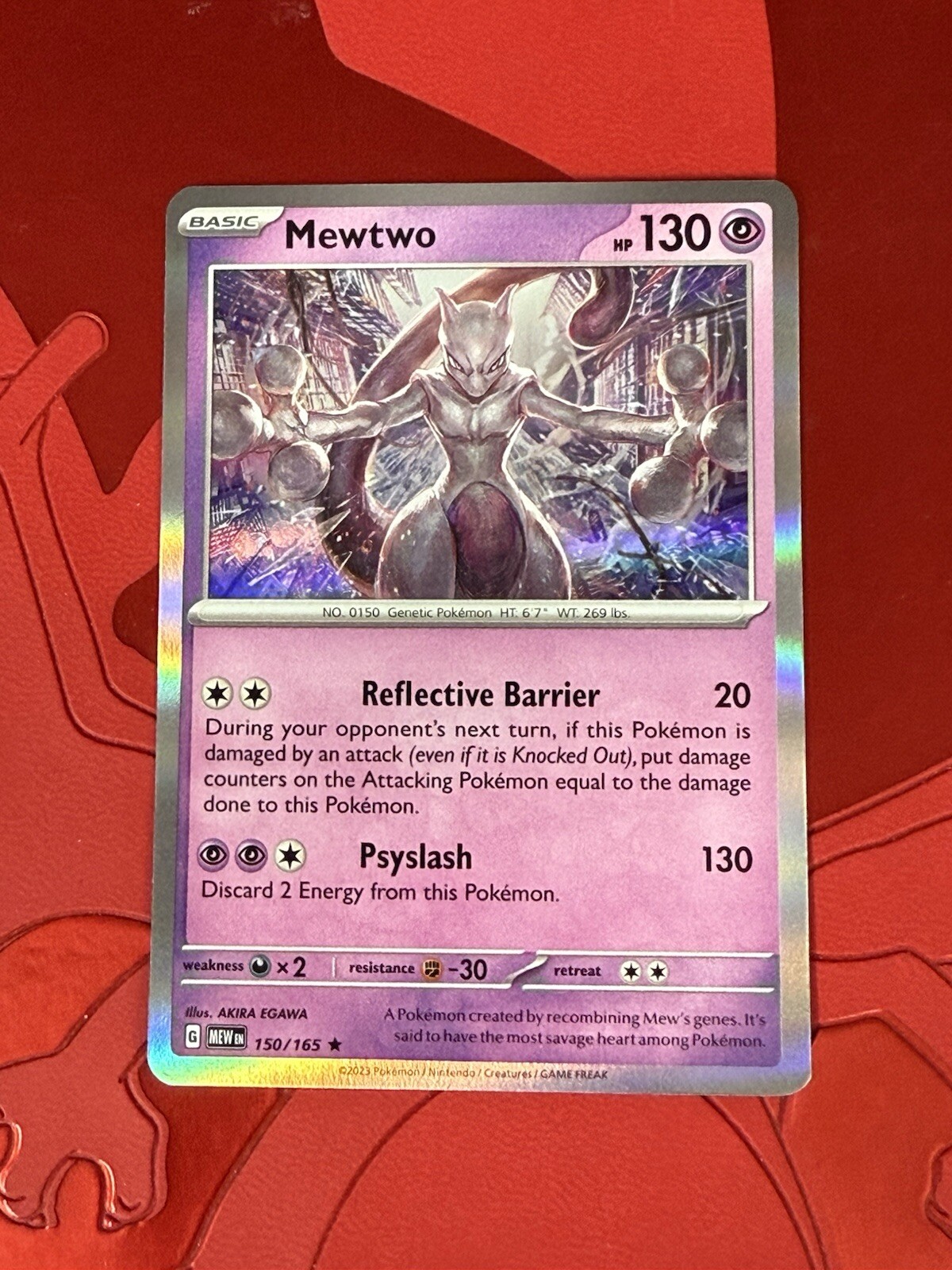Mewtwo 150/165 Scarlet & Violet Holo Rare Pokémon TCG | eBay
