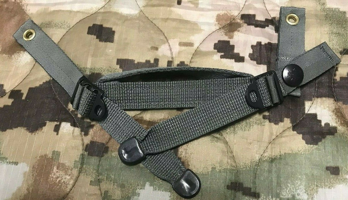 PASGT Helmet Chin Strap USGI Foliage Green NOS | eBay
