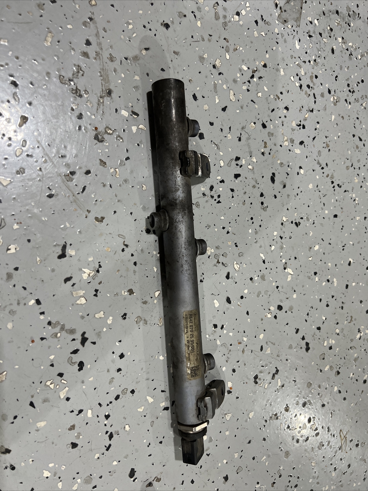 2007-2015 MERCEDES ML320 GL CDI RIGHT DIESEL FUEL INJECTOR RAIL A642 ...