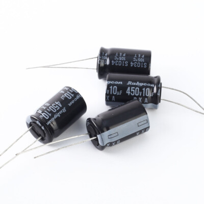 29pcs RUBYCON BXA 10mfd 450V 10UF 13x20mm long life electrolytic ...