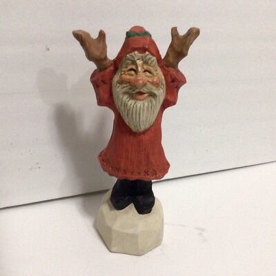 Vtg David Frykman “Oh The Joy” Santa Figurine 1994 Collection, Marked ...