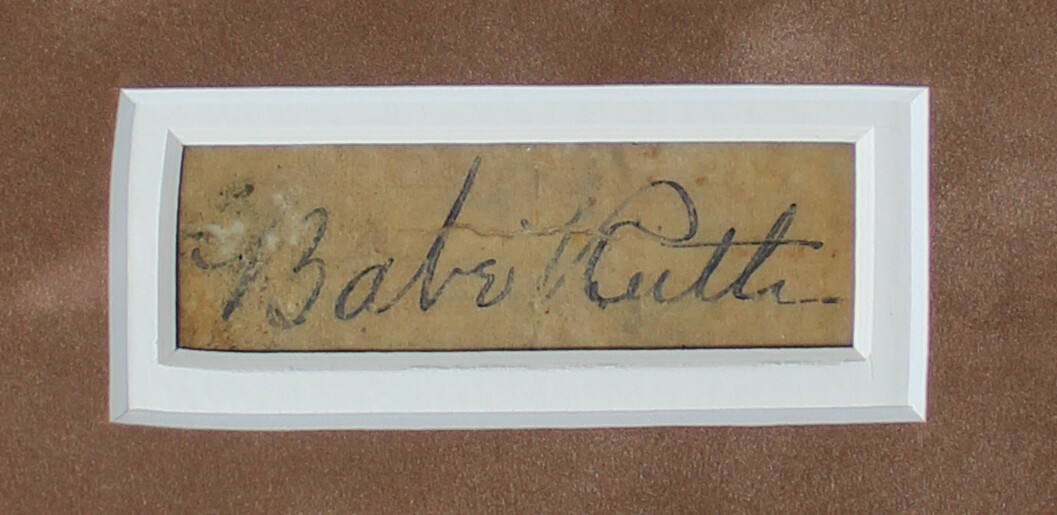 1st MLB HOF Class (13) Ruth, Gehrig, Johnson, Cobb +9 Signed Framed ...